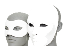 Wit masker kopen - blanco masker - maskers maken | Maskerwinkel Venetie ...