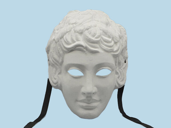 Dionysus mask - Theatre mask - white mask – MaskshopVenice.com