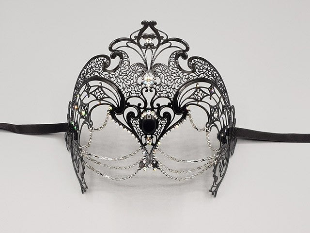 Filigree mask with chains – MaskshopVenice.com