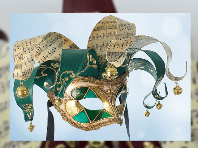Jolly mask in green – MaskshopVenice.com